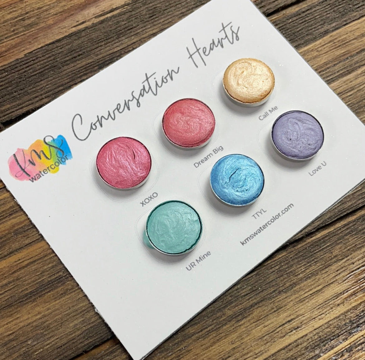 Conversation Hearts – KMS Watercolor